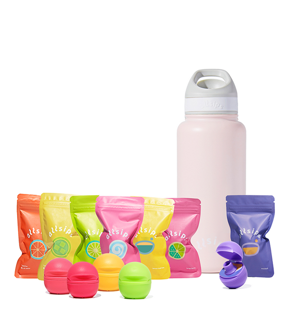 allsips | Tropical Sips Bundle with a 32oz bottle and 7 different ScentSips